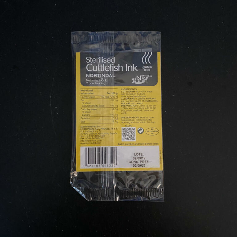 SQUID/CUTTLE FISH INK 8GM - Out of the Blue Fishmongers, Chorlton-cum ...