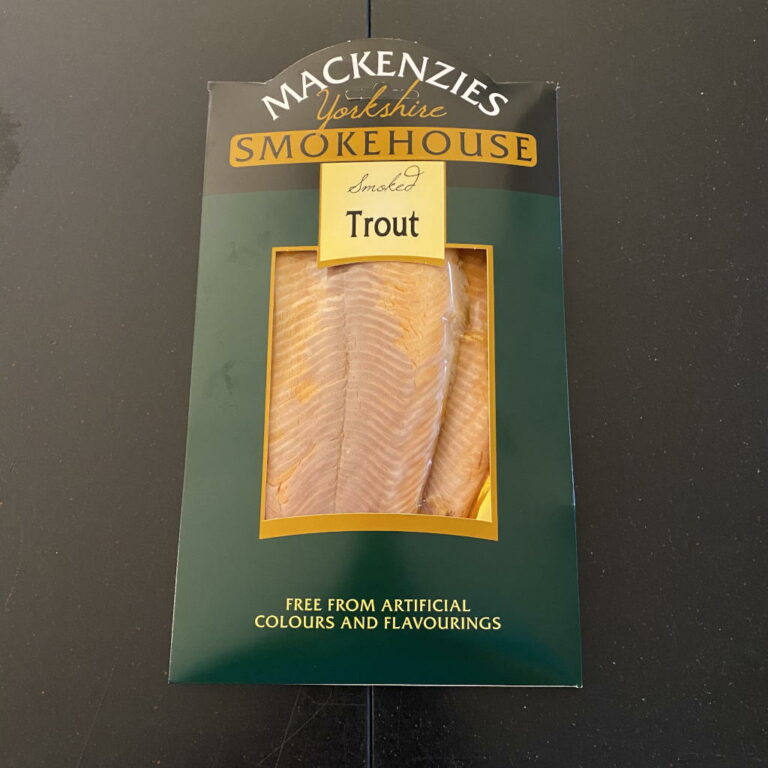 SMOKED TROUT MIN 220G - Out of the Blue Fishmongers, Chorlton-cum-Hardy ...